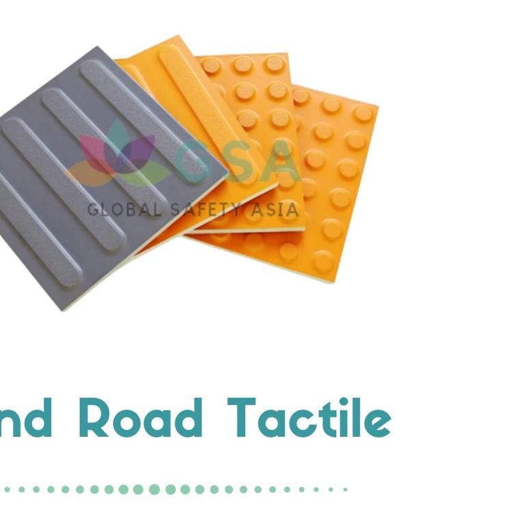 Jual BLIND ROAD SIDEWALK/SAFETY RUBBER TILE BRICKS/TACTILE PAVING BLOCK ...