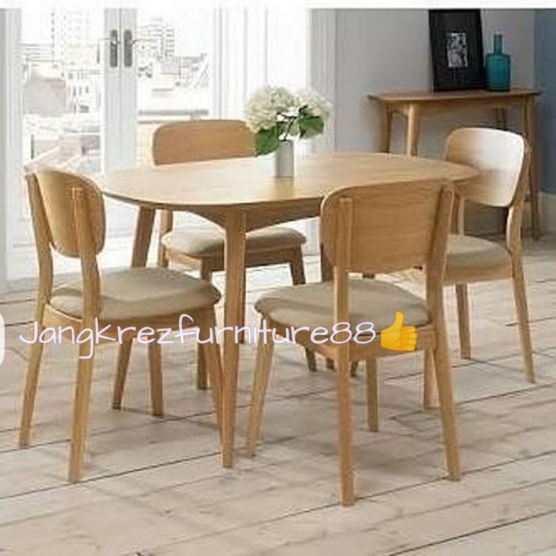 Jual MEJA MAKAN KAYU JATI KLASIK RUSTIC | Shopee Indonesia