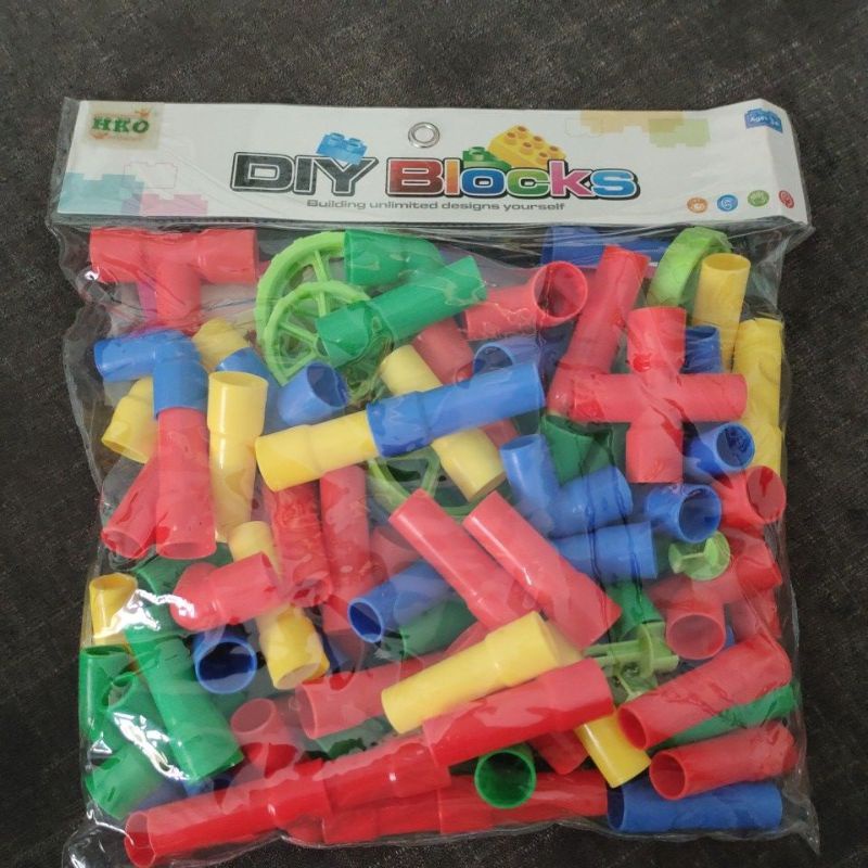 Jual LEGO PIPA PUZZLE BRICK MAINAN EDUKASI isi +-70 pcs | Shopee Indonesia