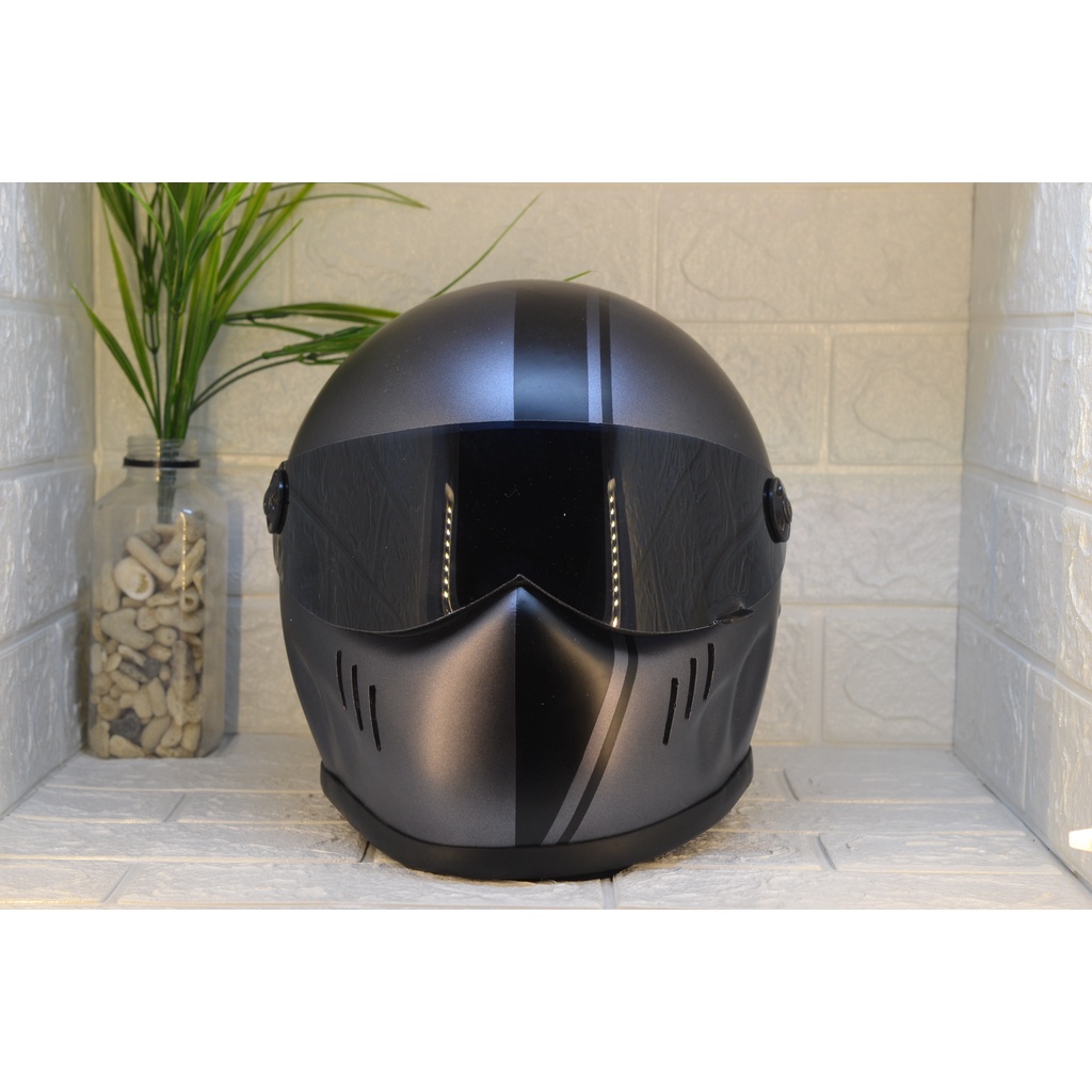 Jual HELM CUSTOM RETRO BANDIT XXR TRACKER WITH VISOR ( MR HELM ...