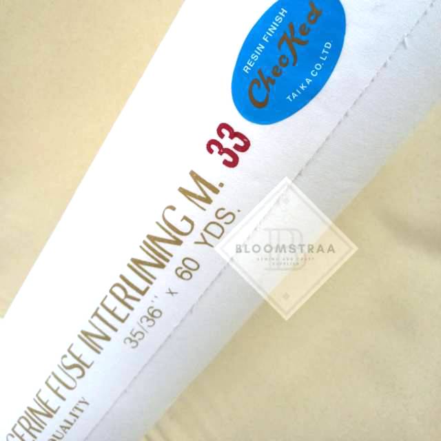 Jual Staflex M33 Tangerine Staplek M 33 0.5m Fusible Interlining Fabric ...