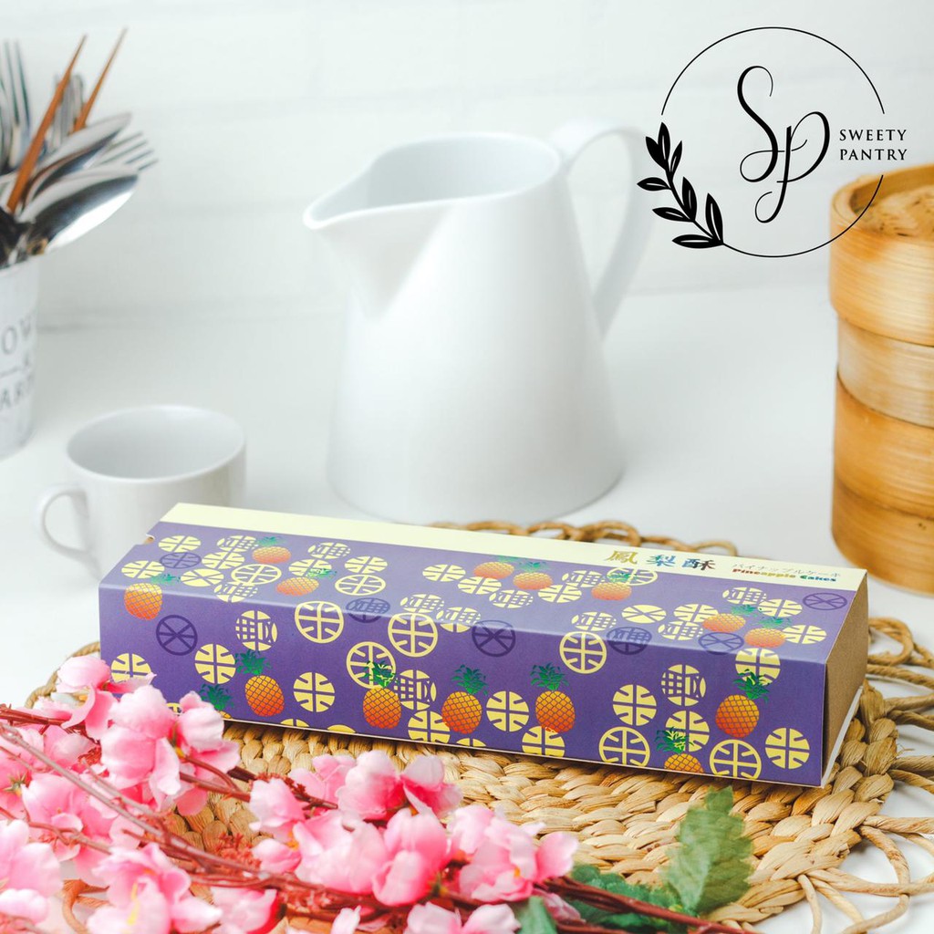Jual box dus packaging kotak kue nastar taiwan jumbo pineapple tart ...