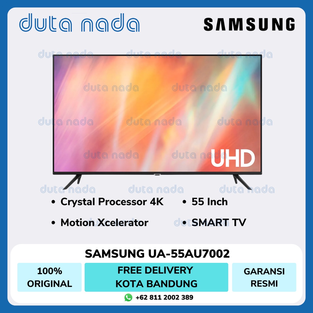 Jual SAMSUNG UHD 4K SMART TV 55 INCH 55AU7002 / UA55AU7002 / UA ...