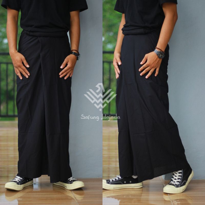 Jual SARUNG HITAM POLOS / SARUNG BATIK / SARUNG SANTRI / SARUNG WADIMOR ...