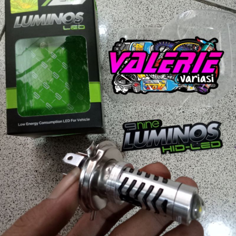 Jual LAMPU LUMINOS LED H4 LS2 LASER 2 WARNA PUTIH KUNING + LAMPU LED ...