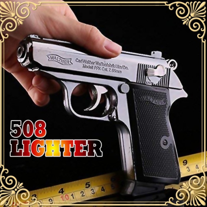 Jual Korek Api Pistol Bara Las Pemantik Gas Unik Full Besi | Shopee ...