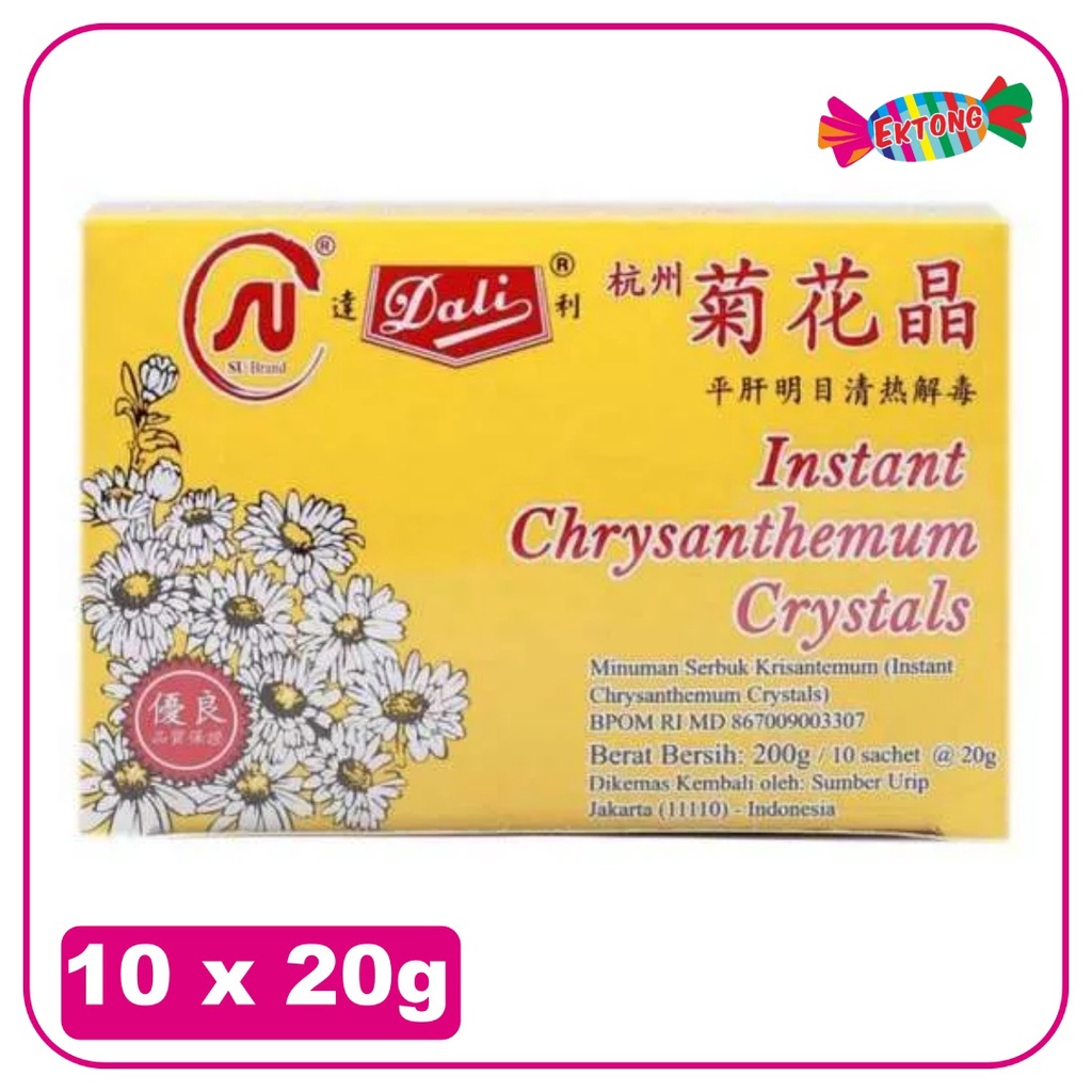Jual SU BRAND DALI CHRYSANTHEMUM TEA WITH HONEY 200 GR (10 SACHET X 20 ...