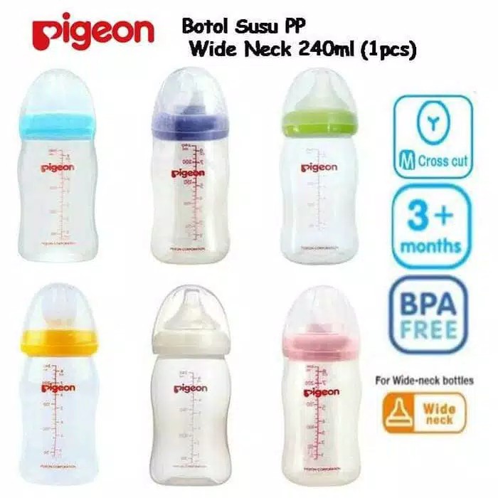 Jual Kimsinar - Pigeon Peristaltic Plus Wide Neck 240ml | Shopee Indonesia