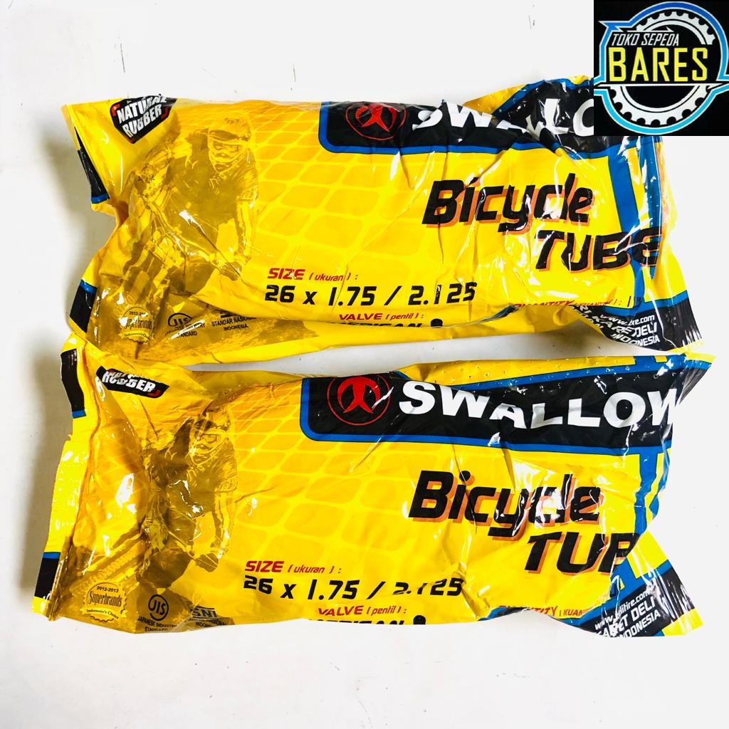 Jual Ban Dalam Sepeda Swallow 12 / 16 / 18 / 20 / 24 / 26 x 1.75 - 2.125 / 2.125 - 2.30 / 1 3/8 ...