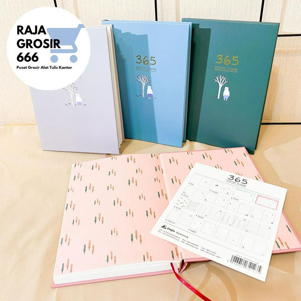 Jual buku agenda everyday planner 365 days planner book lucu imut kado ...