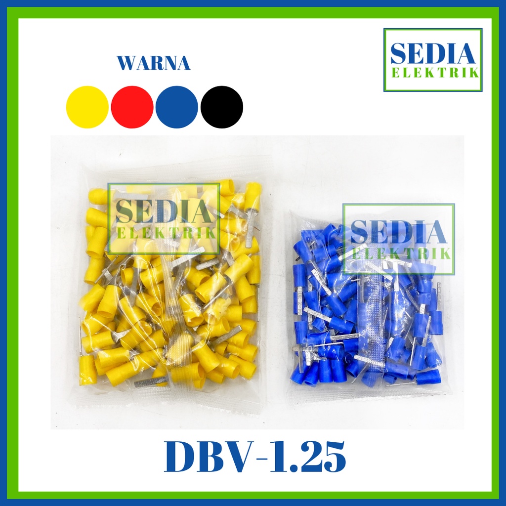 Jual SKUN KABEL BLADE TERMINAL DBV-1.25 DBV 1.25 PIPIH | Shopee Indonesia