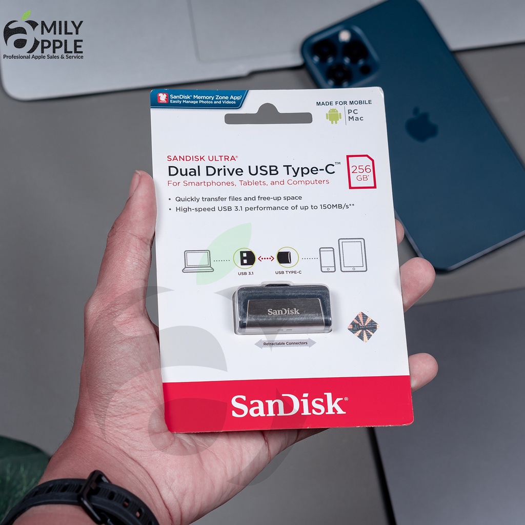 Jual SanDisk OTG Dual Drive USB Type C Original | Shopee Indonesia