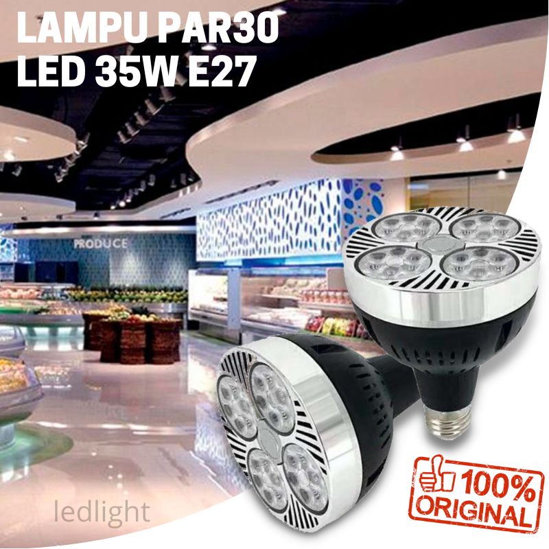 Jual Lampu Sorot LED PAR30 35W Lampu Par Light 35 Watt Spotlight / PAR30 E27 / PAR 30 35W ...