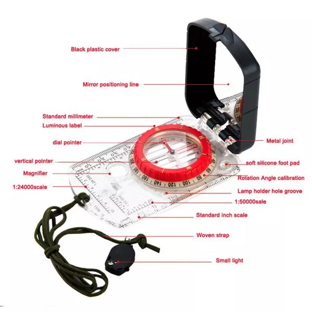 Jual Kompas Bidik Orienteering Naturehike Multifungsi Survival | Shopee ...