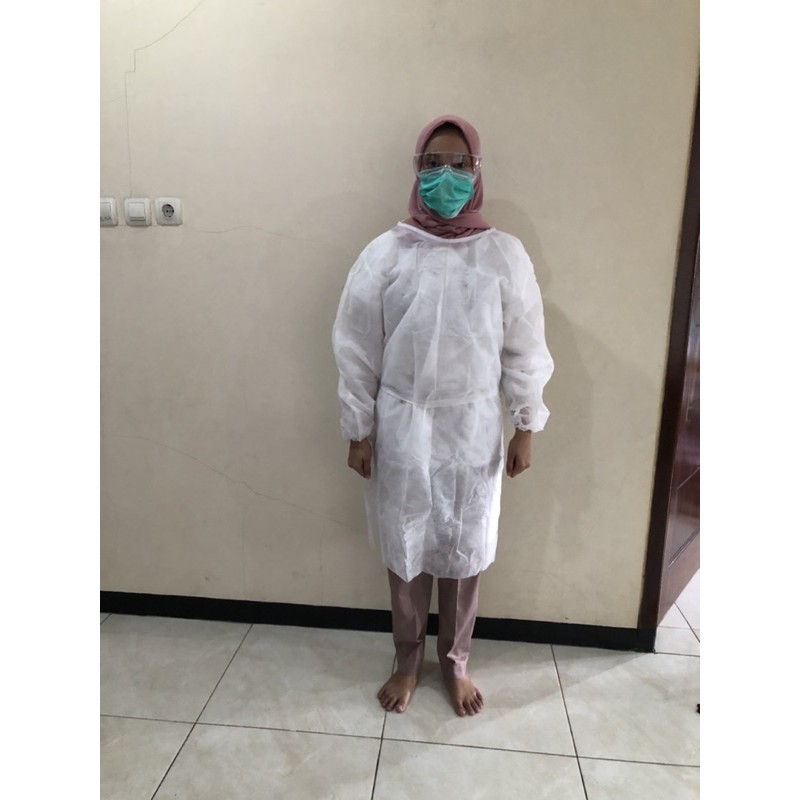 Jual Baju APD 50 gsm / Baju Steril / Gown Medis / Disposible Gown ...