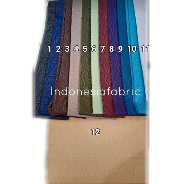 Jual Kain Wolfis embos Woolpeach emboss motif BM06 | Shopee Indonesia