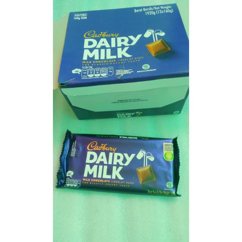 Jual Cadburry dairy milk 160 gr | Shopee Indonesia