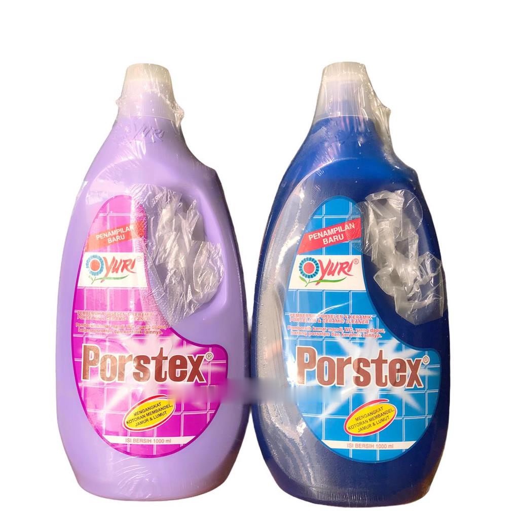 Jual YURI PORSTEX Pembersih Porselen & Keramik Botol 1000ml | Shopee ...