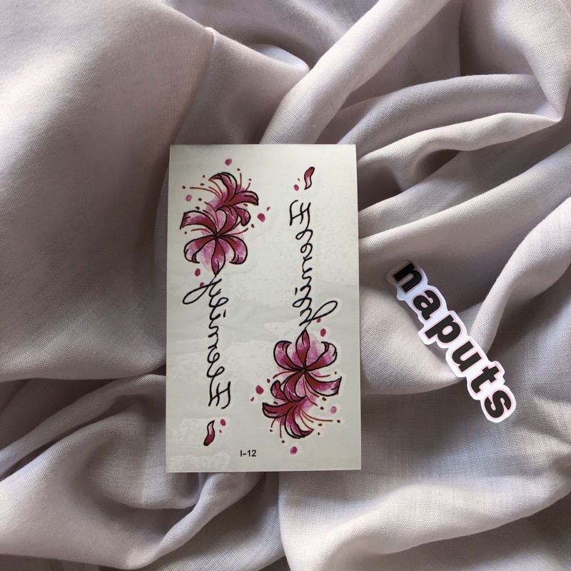 Jual Tatto Temporer Bulu , low Baterai Cool i / Temporary Tattoo ...