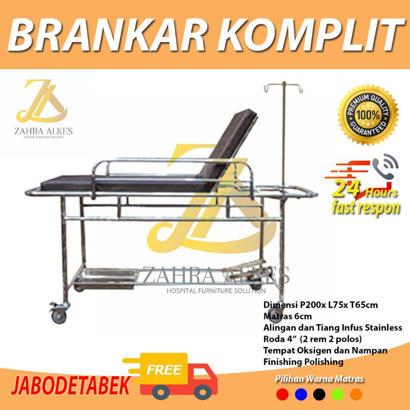 Jual Brangkar dorong komplit stainless | Shopee Indonesia