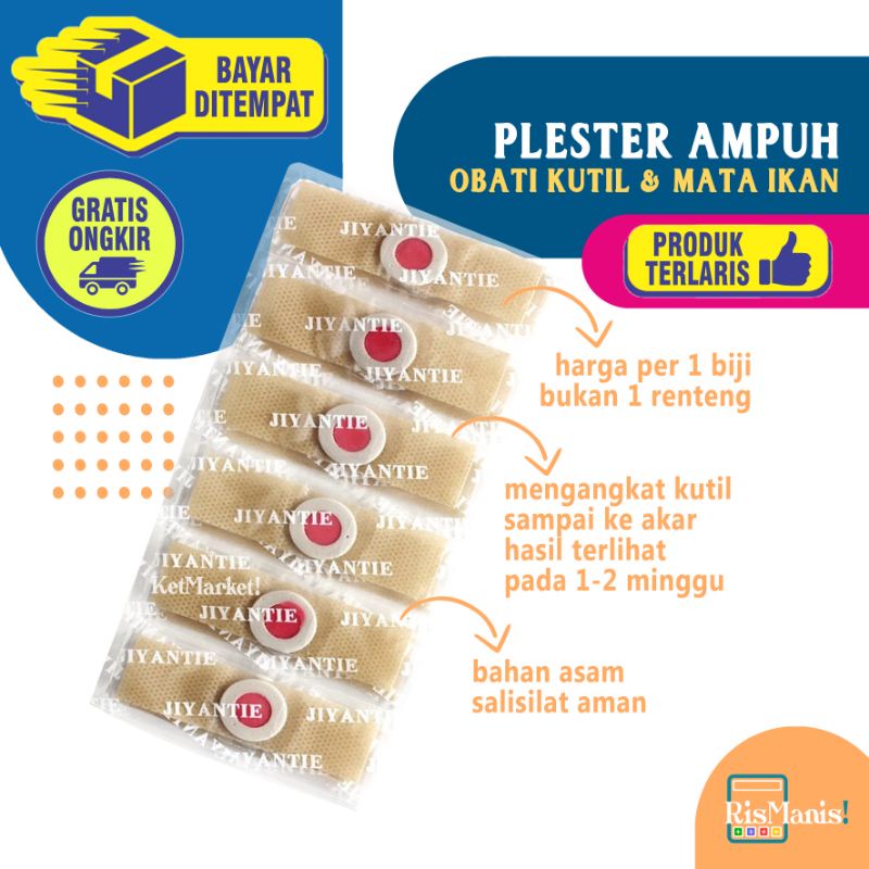 Jual FOOT CORN REMOVAL PATCH - Koyo Kaki Ampuh Plester Penghilang Kutil ...