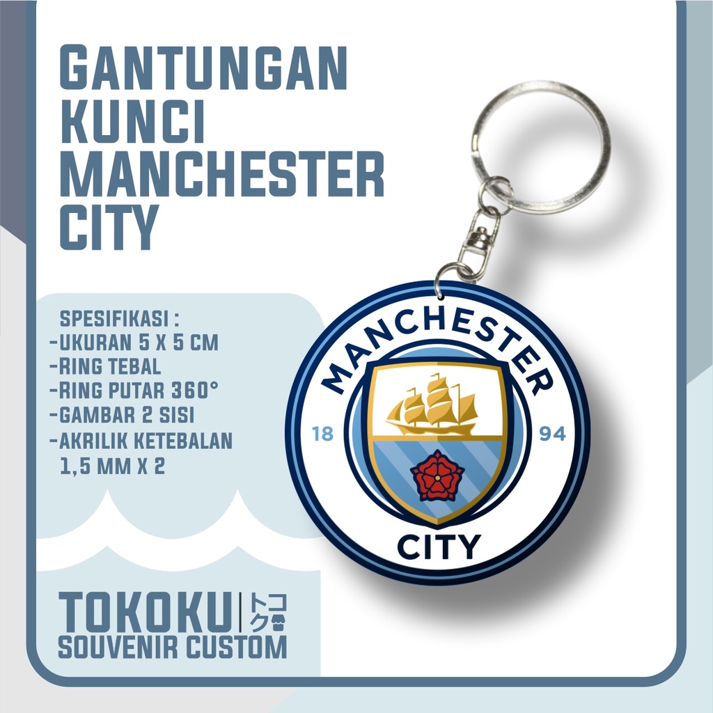 Jual (PROMO) GANTUNGAN KUNCI LOGO TIM EPL | GANCI SEMUA TIM BOLA ...