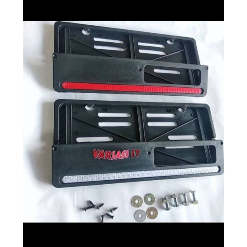 Jual Cover Plat Nomor Motor Standar Model Honda Plus Baut | Shopee ...