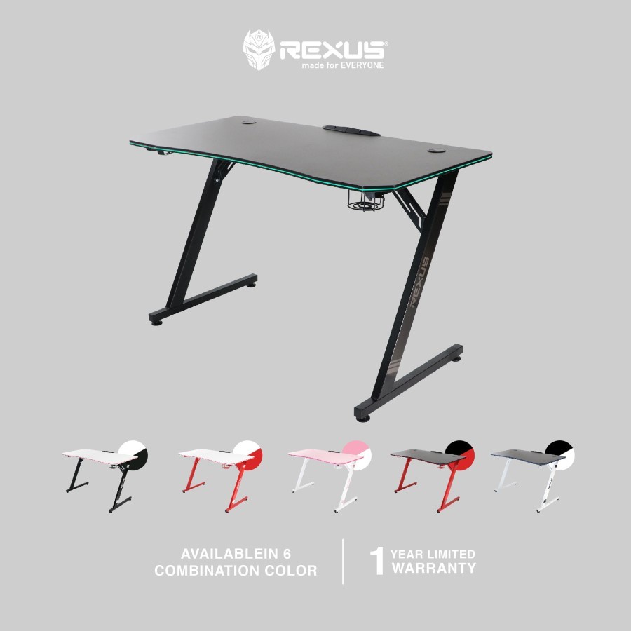 Jual Rexus DIRA RDX-120 Gaming Desk With RGB Lighting | Shopee Indonesia