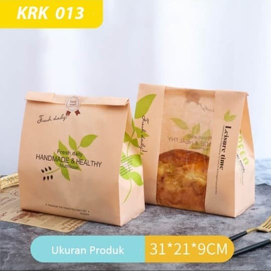 Jual Unik Packaging Plastik Roti Krk013/ Kantong Plastik Roti/ Roti ...