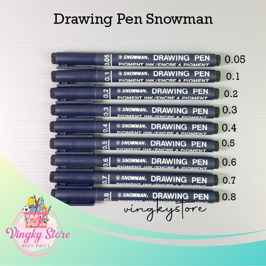 Jual Drawing Pen Snowman Pilih 1 Ukuran | Shopee Indonesia