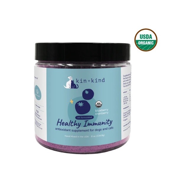 Jual KIN+KIND Healthy Immunity Supplement Dog Cat Antioxidant Vitamin 4 ...