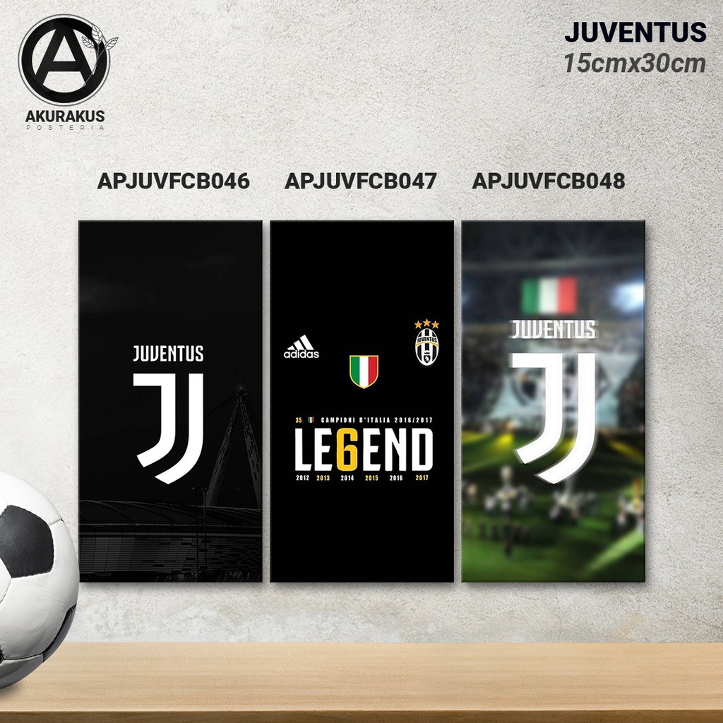 Jual WALL DECOR HIASAN DINDING POSTER KAYU JUVENTUS FC JUVE APJUVFCB046 ...