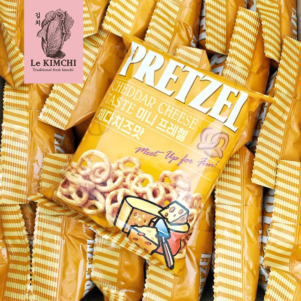Jual Samjin Pretzel Cheddar Cheese Wasabi Seafood Spicy Beef 85g Korean ...