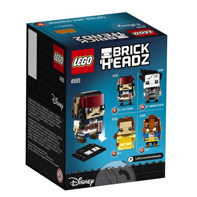 Jual Lego 41593 Captain Jack Sparrow - Brickheadz-Pirates Of The ...