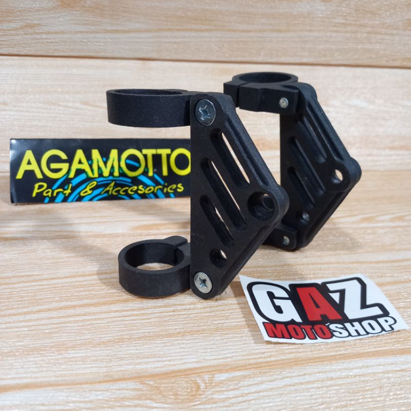 Jual KUPINGAN LAMPU RING CNC AS 31 33 41 mm BRAKET LAMPU PESEK CB GL ...