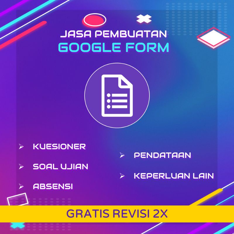 Jual JASA PEMBUATAN GOOGLE FORM | Shopee Indonesia