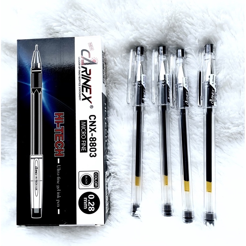 Jual [Isi 12 pc] BOLPEN GEL CARINEX HI-TECH 0.28 MM | Shopee Indonesia
