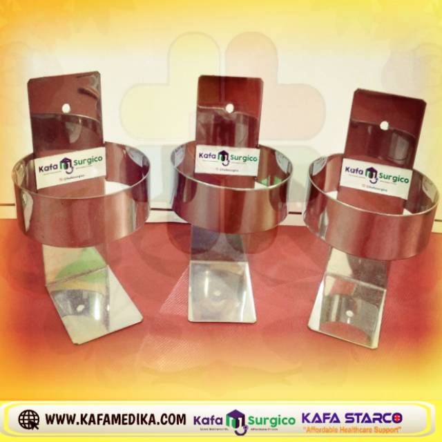 Jual Promooo!! Bracket Handsanitizer Stainless / Tempat Botol ...