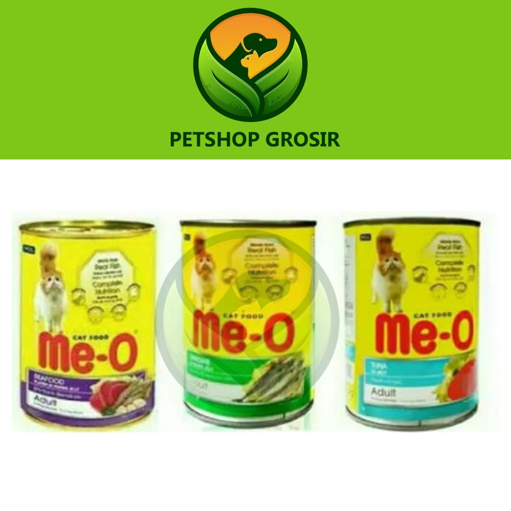 Jual Makanan Kucing Meo Tuna / Meo sardine / Meo Seafood / 400gr / Wet ...