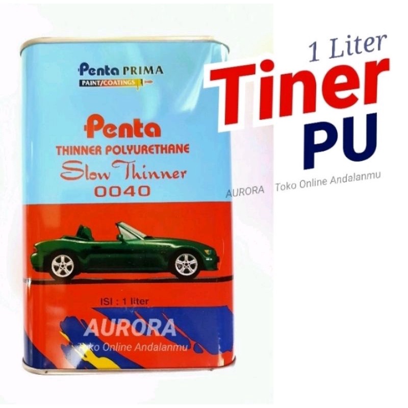 Jual Campuran Cat Thinner Tiner PENTA Prima PU Slow Thiner 1kg 1 Liter ...