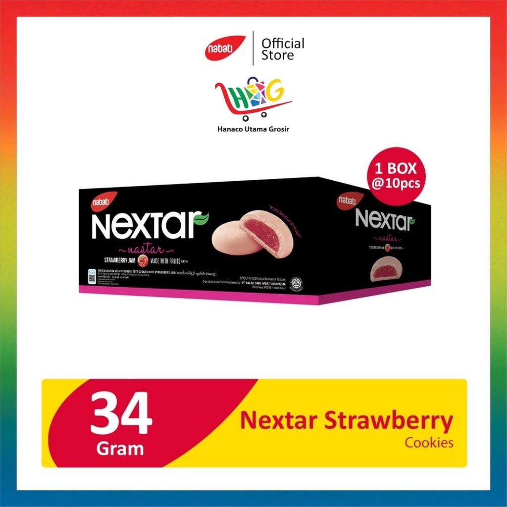 Jual NEXTAR Strawberry / Pineapple / Brownies Choco / Bluberry Cookies ...