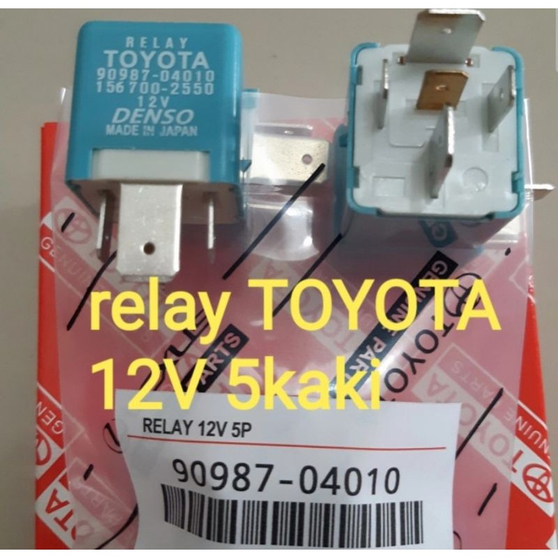 Jual Relay Toyota 12V 5 Kaki 90987-04010 | Shopee Indonesia
