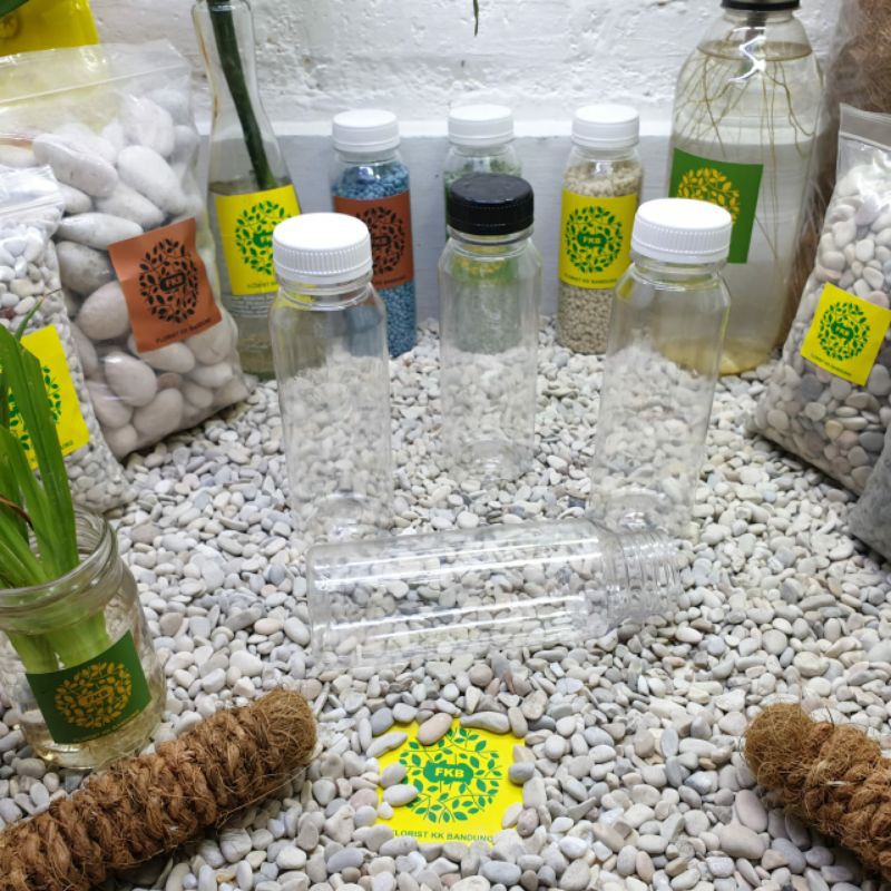 Jual Grade Food Botol Plastik Kopi Jus Kale Transparan Kemasan 250ml ...