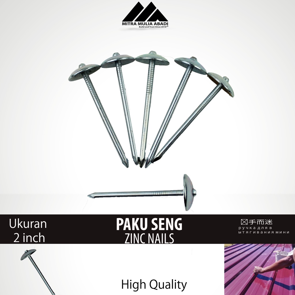 Jual Paku Payung 2 Inch | Paku Seng | Paku Roofing 10 pcs | Shopee ...