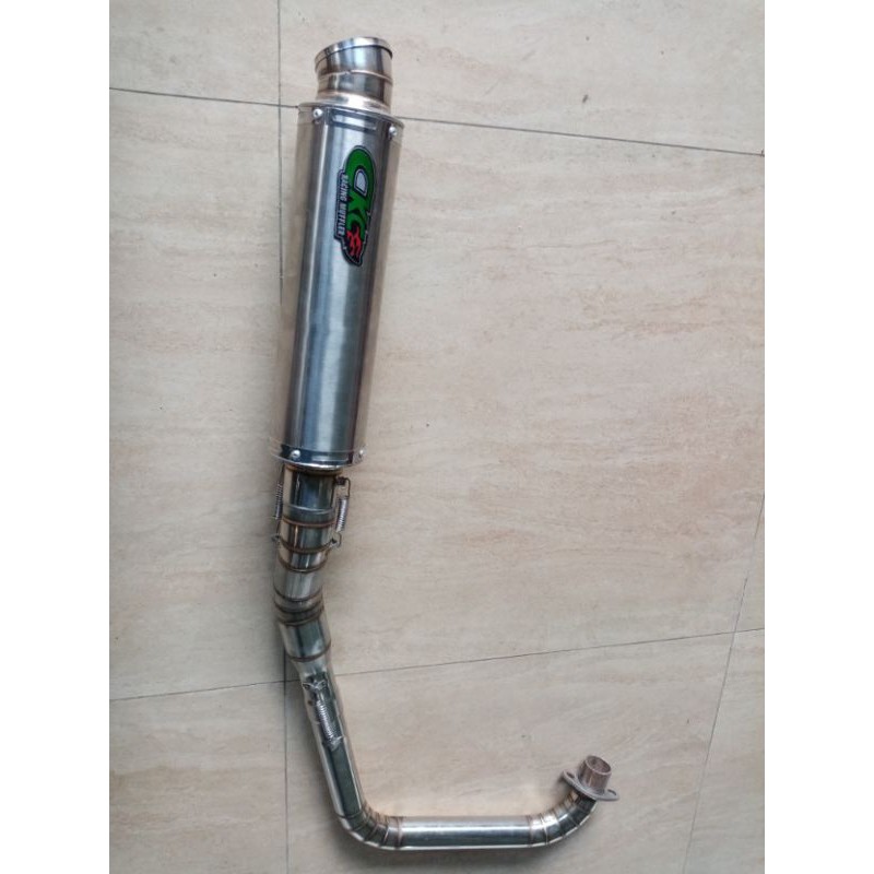 Jual knalpot racing bulat kompetisi sarangan separo separuh sarangan ...