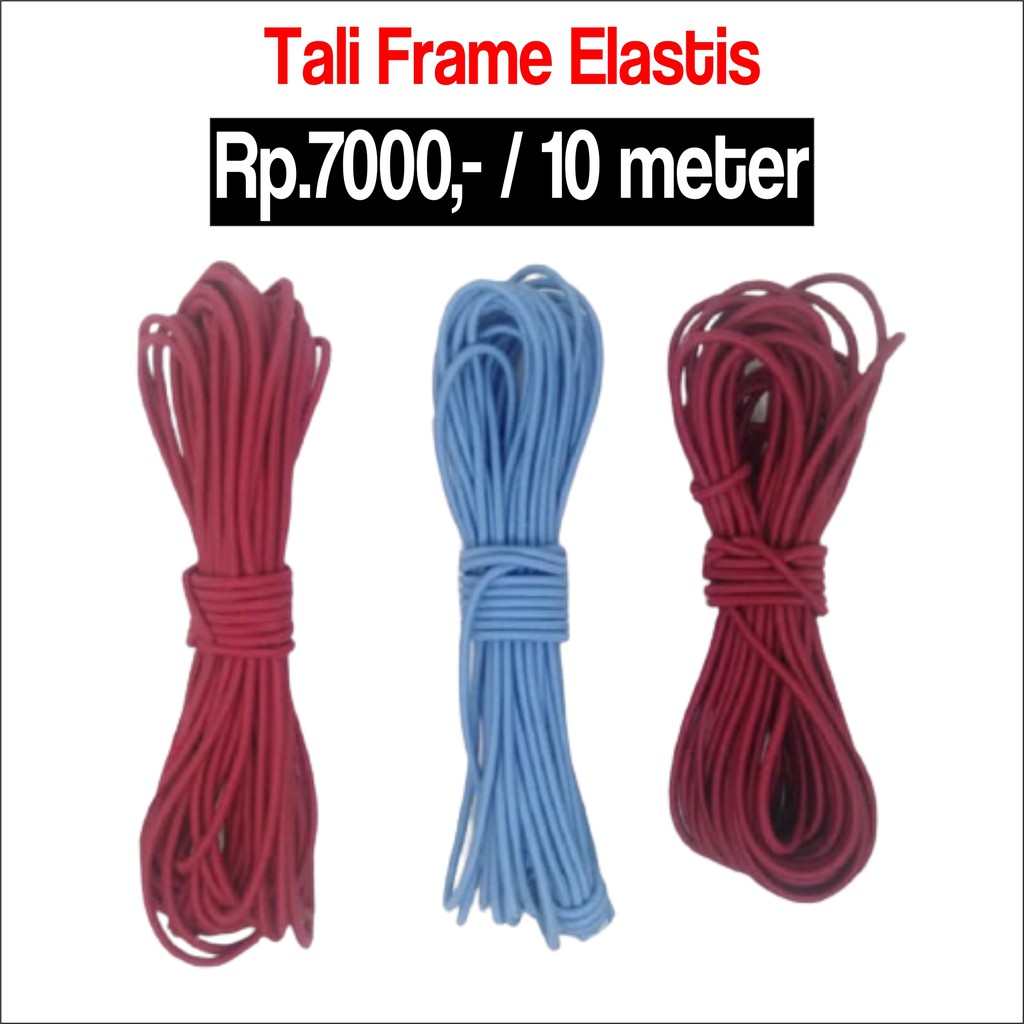 Jual tali frame tenda elastis tali elastis tali tenda per 10m | Shopee ...