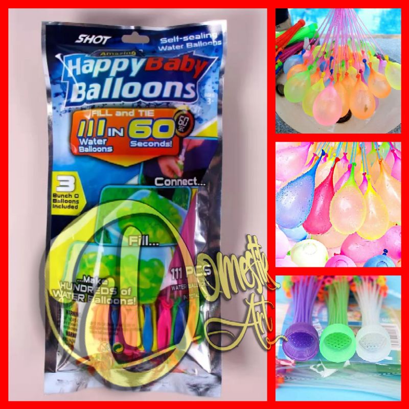 Jual 1 Pack Balon Air / Water Balon / Battle Water Ballon / Mainan ...