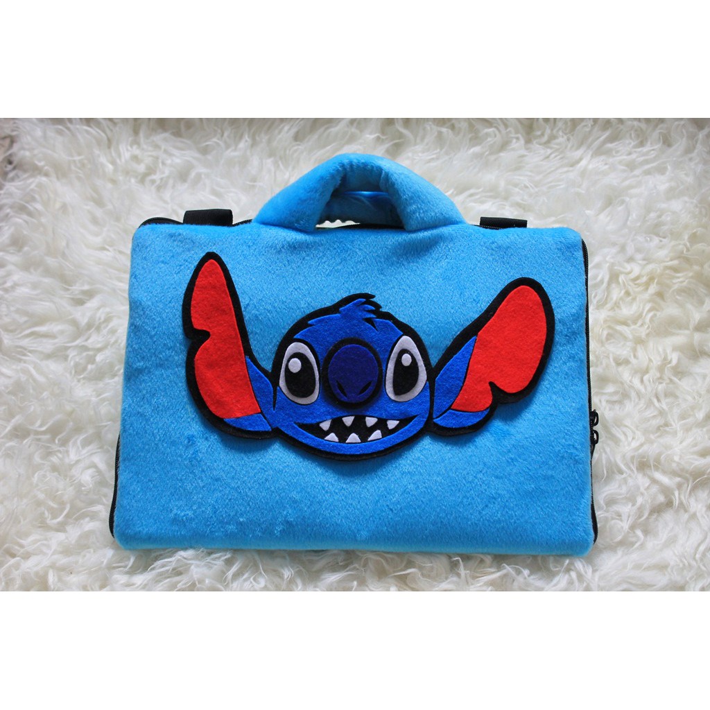 Jual Tas Laptop Stitch Biru Tipis dan Lebat 10-17 Inch Tas Notebook ...