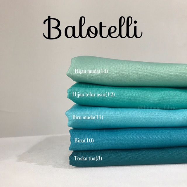 Jual Bahan Bintang Fabric Kain Baloteli Polosan 1 meter | Shopee Indonesia