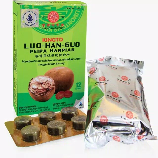 Jual Kingto Luo Han Guo Peipa Hanpian - Permen Obat Batuk Lo Han Kuo ...